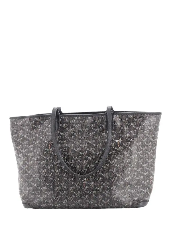 Goyard Artois Tote Coated Canvas Pm - Black
