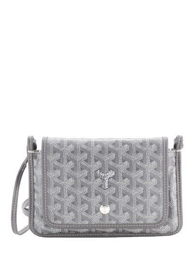 Goyard Plumet Clutch Wallet Coated Canvas - Grey