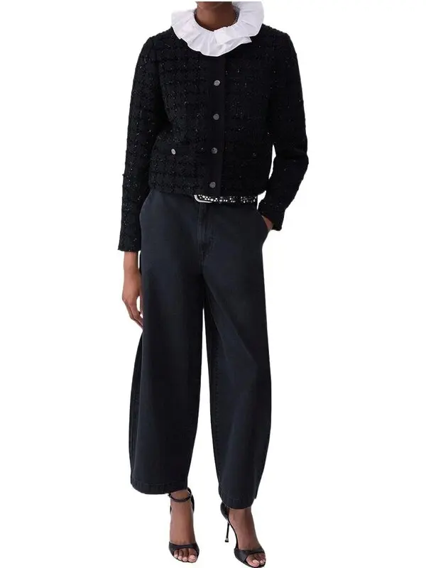 Liu Jo Bouclé Jacket - Black