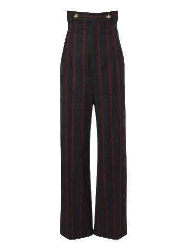 VIVIENNE WESTWOOD Lauren Wool, Alpaca, And Mohair-blend Pants - Black