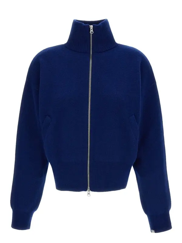 Extreme Cashmere Zip Cardigan - Blue