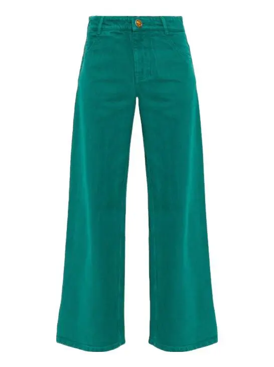 Christopher Esber Quartz Relaxed-fit Jeans - Malachite