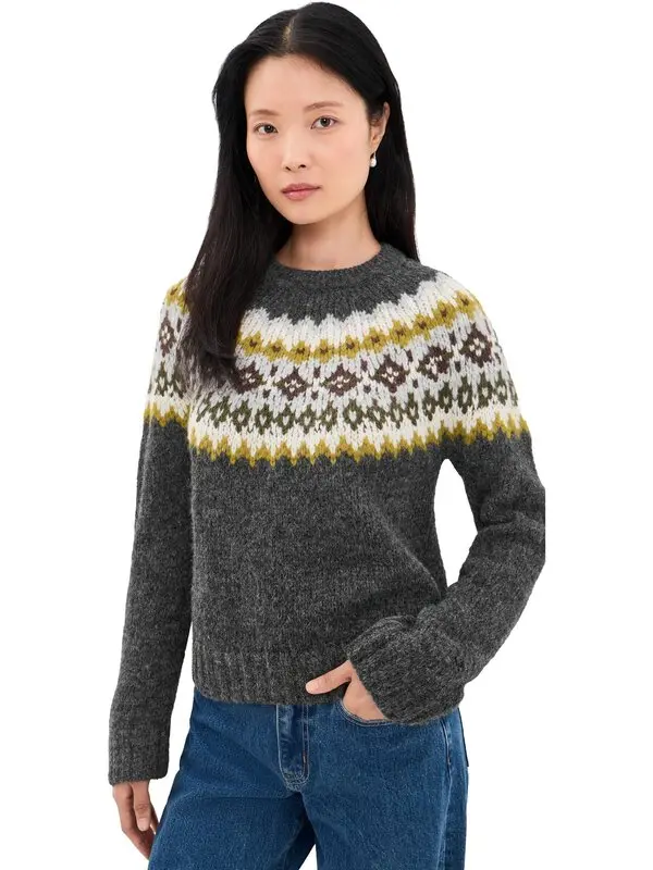 Velvet By Graham & Spencer Edith Alpaca Sweater - Multi