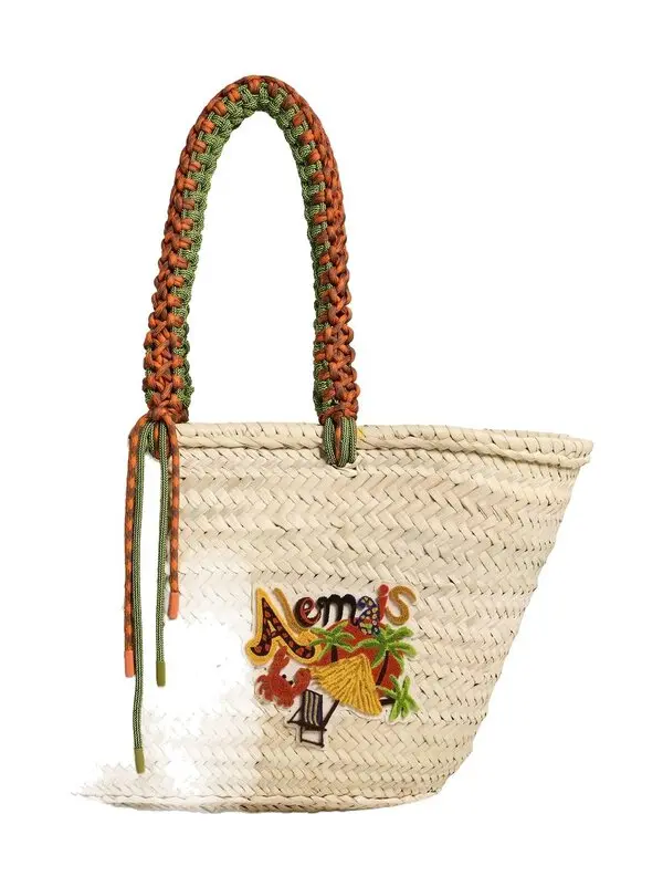 ALEMAIS Island Cove Maxi Macrame Basket - Cream