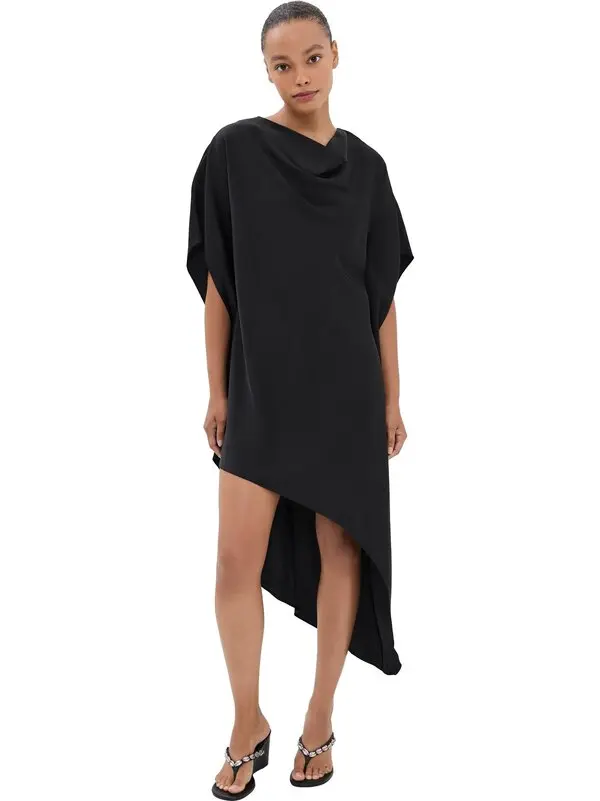 Simkhai Sadia Cape Mini Dress - Black