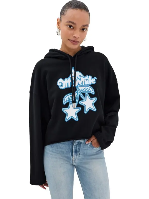Off-White Cherry Hoodie - Black Heather