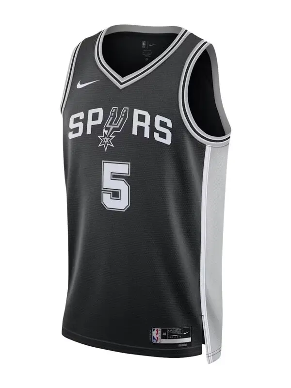 Nike San Antonio Spurs Icon Edition Swingman Jersey - Black
