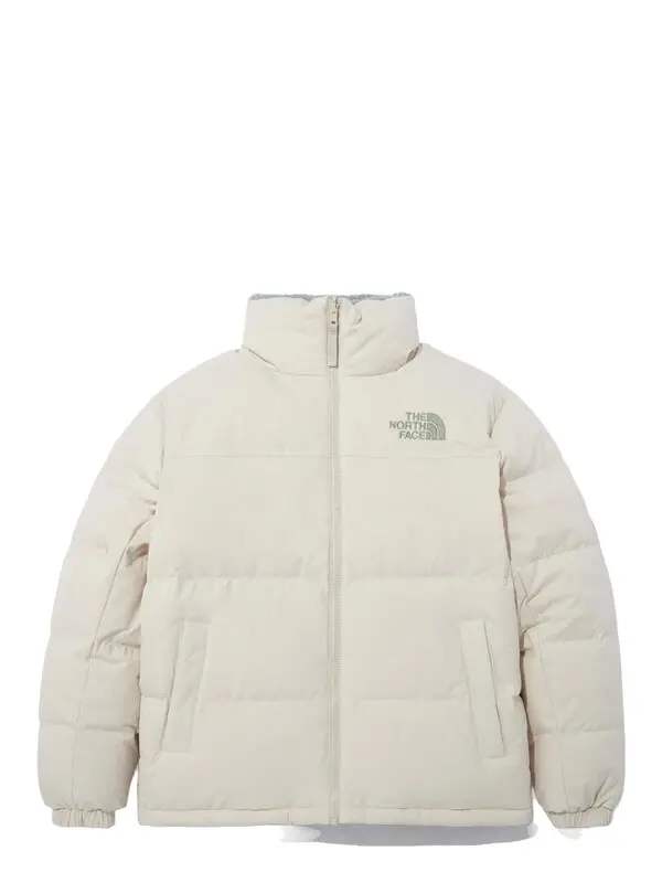 The North Face Logo Puffer Jacket - Beige