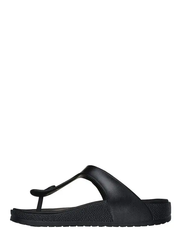 Sketchers Foamies Arch Fit Cali Breeze 2.0 Thong Sandals - Black