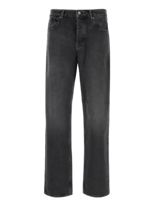 MARINE SERRE Moon Print Straight-leg Jeans - Black
