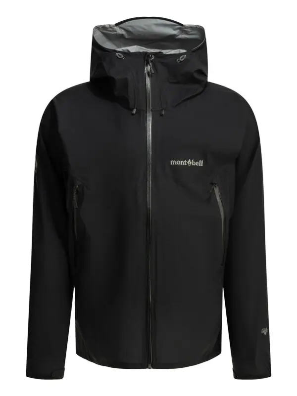 MONTBELL Long-sleeve Hooded Zip-up Jacket - Black