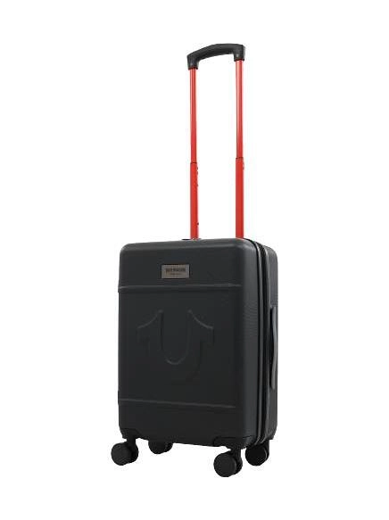 True Religion Molded U Hardside Carry-on Spinner Luggage - Black