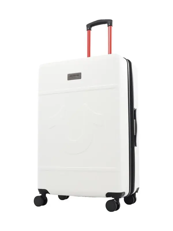 True Religion Molded U Hardside Spinner Luggage - White