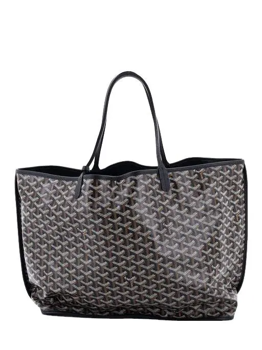 Goyard Anjou Reversible Tote Coated Canvas Gm - Black