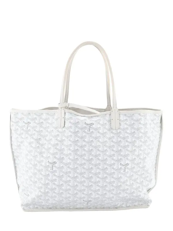 Goyard Anjou Reversible Tote Coated Canvas Pm - White