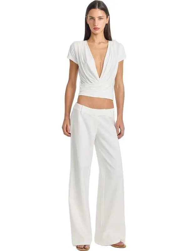 SASHA THERESE Sabine Pant - White