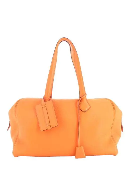 Hermès Victoria Ii Bag Clemence 35 - Orange
