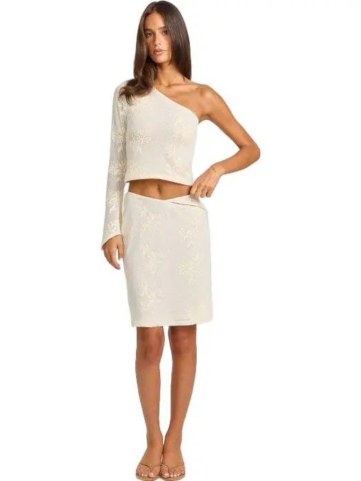 SASHA THERESE Lola Midi Skirt - Cream