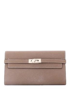 Hermès Kelly Wallet Epsom Long - Grey