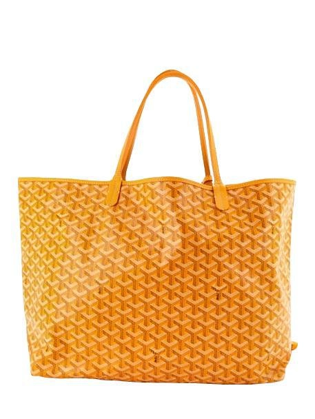 Goyard Saint Louis Tote Coated Canvas Gm - Yellow