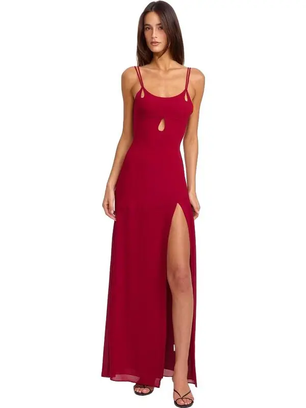 SASHA THERESE Arietta Maxi Dress - Red