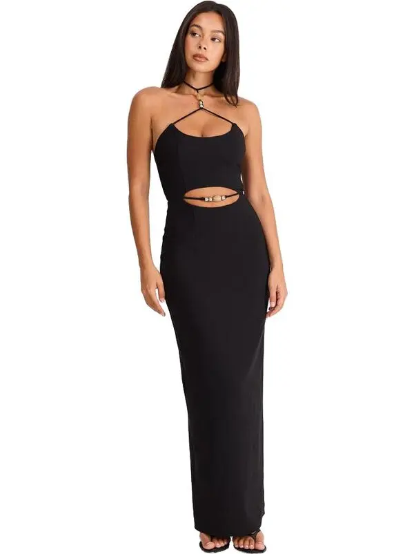 SASHA THERESE Mina Maxi Dress - Black
