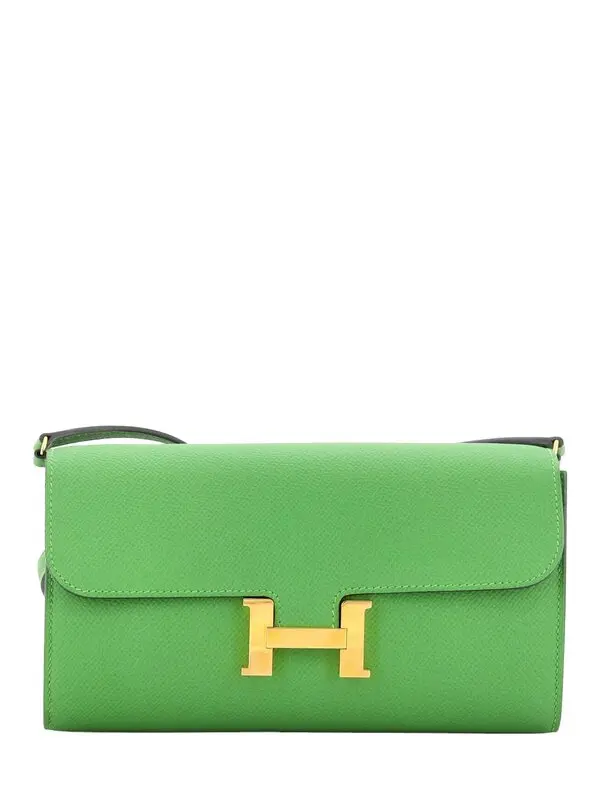Hermès Constance To Go Wallet Epsom - Yellow