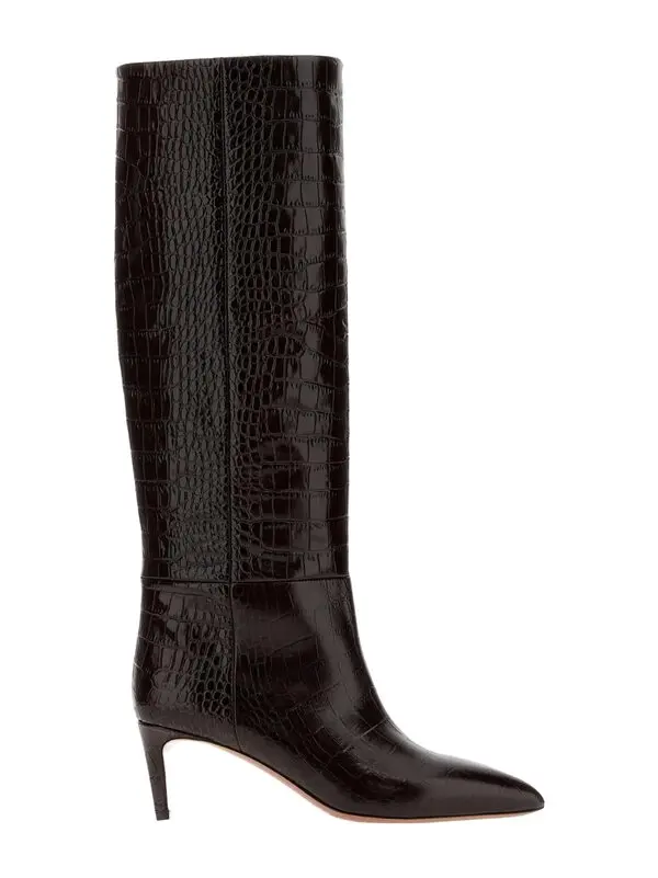 Paris Texas Knee High Boots - Brown