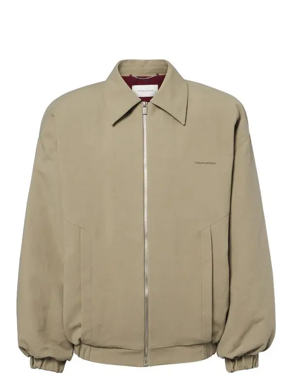Magda Butrym Cotton Twill Blouson Jacket - Green