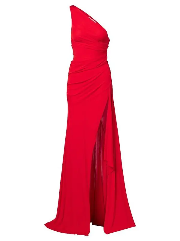 Alex Perry One-shoulder Gown - Red