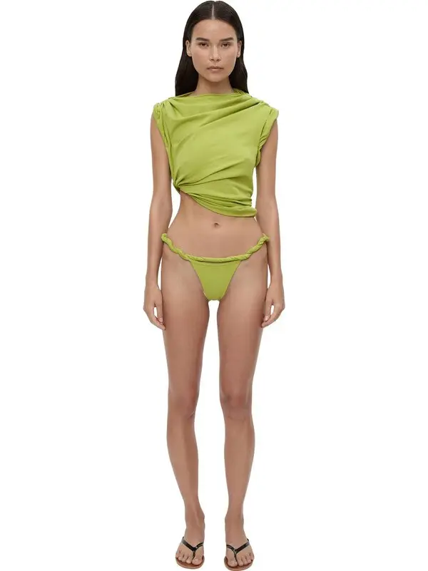 Christopher Esber Rolled Up Brief - Dypsis Green
