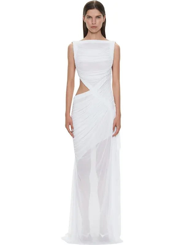 Christopher Esber Theia Squared Gown - White