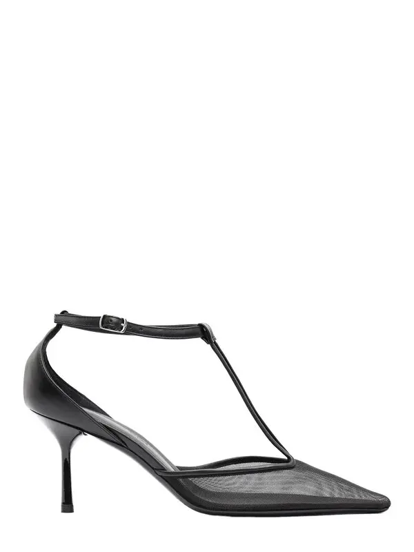 Christopher Esber T-bar Vapour Heel - Black