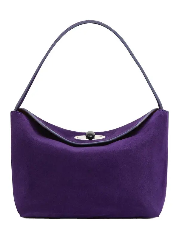 Christopher Esber Turnlock Suede Mini Bag - Iris