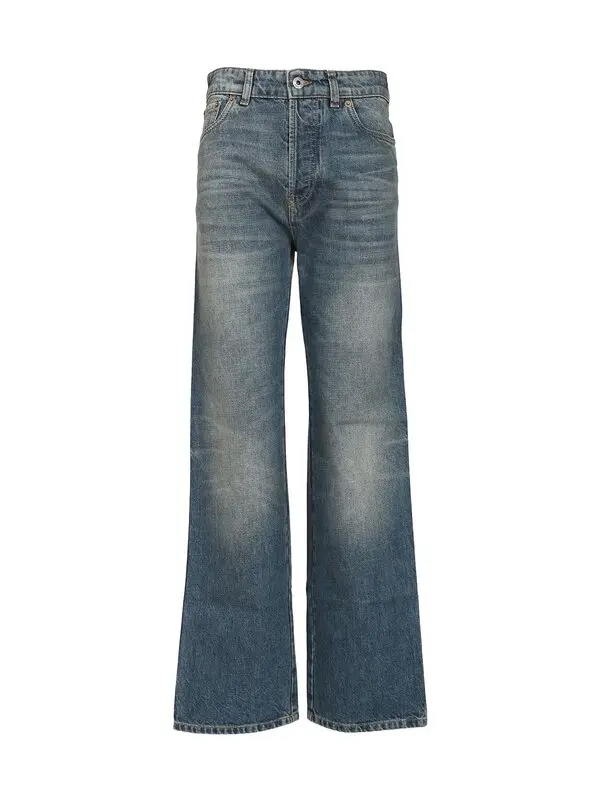 Miu Miu Five-pocket Denim Trousers - Blue