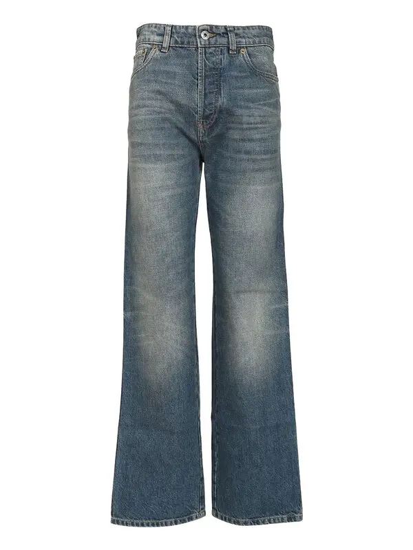 Miu Miu Five-pocket Denim Trousers - Blue