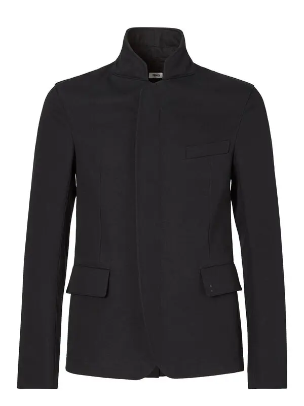 Fendi Cotton Drill Equestrian Blouson - Black