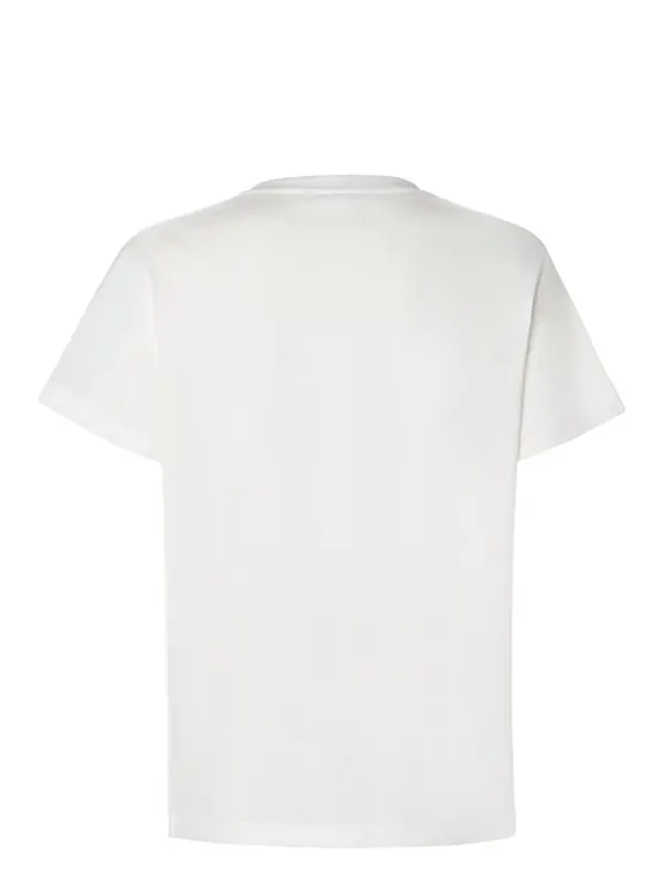 Fendi Stencil 1925-fs6383 Cotton Jersey T-shirt - White