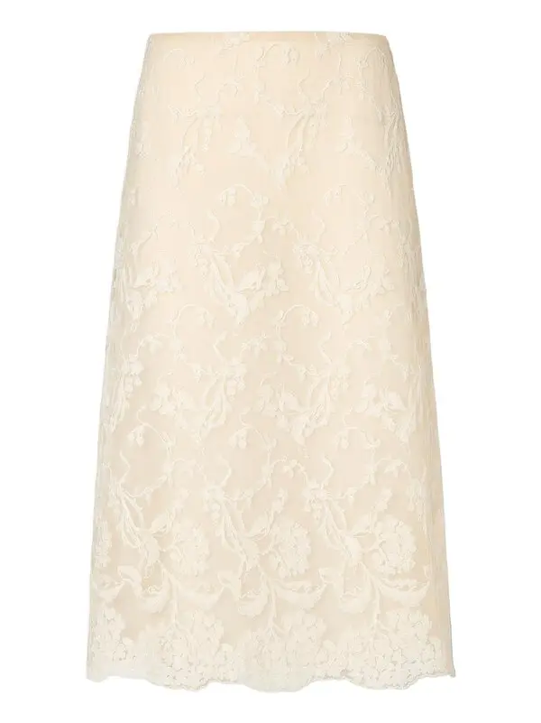 Fendi Midi Skirt - White