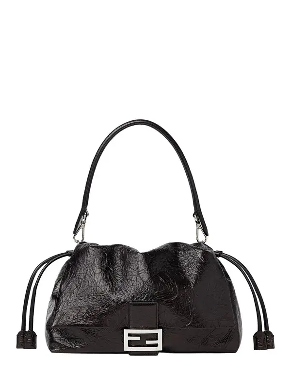 Fendi Baguette Soft Large Bag - Black
