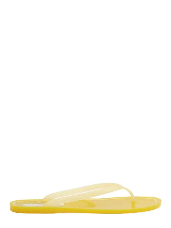 Christopher Esber Semi-transparent Pvc Flip Flops - Lemon