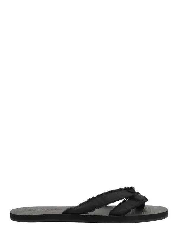Christopher Esber Freya Silk Flip Flop - Black