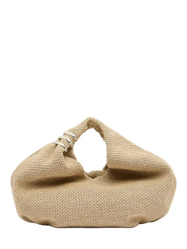 Christopher Esber Deia Raffia Mini Tote - Natural