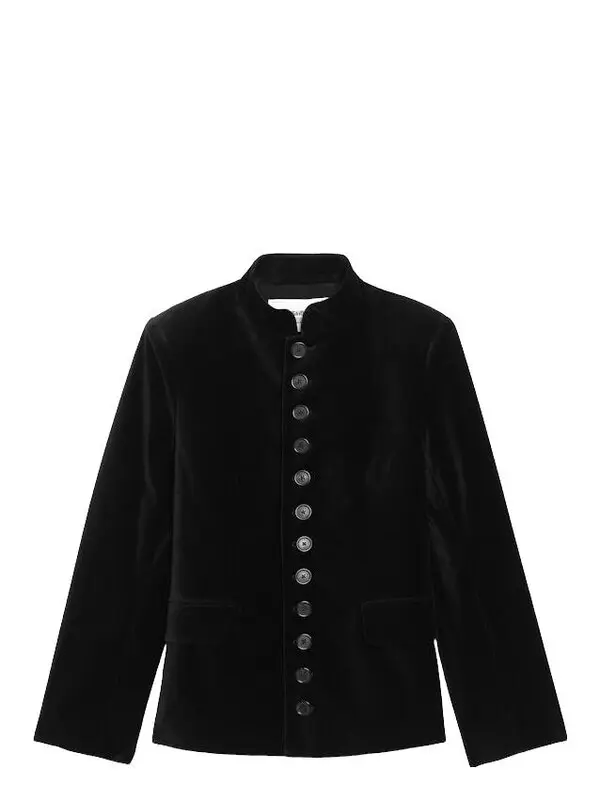 Zadig&Voltaire Vallo Velvet Jacket - Black