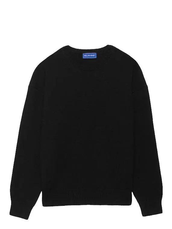 Zadig&Voltaire Oversized Cashmere Crew Neck Sweater - Black