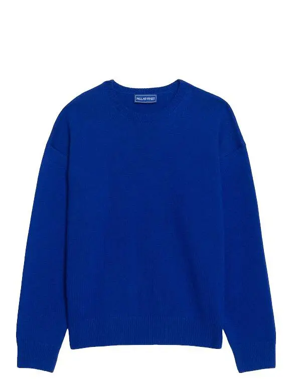 Zadig&Voltaire Oversized Cashmere Crew Neck Sweater - Bleu Pellat