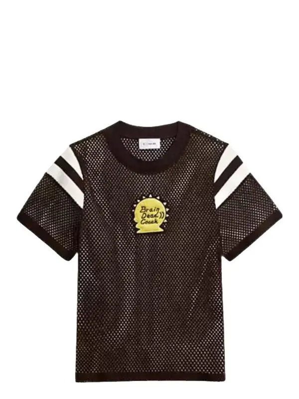 COACH X Brain Dead Mesh Football T-shirt - Brown