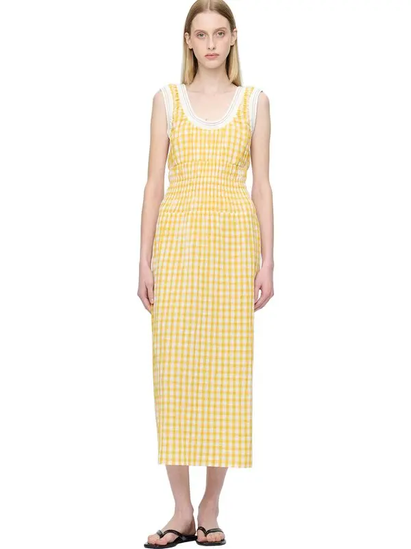 CALLAS MILANO Federica Tank Dress - Yellow