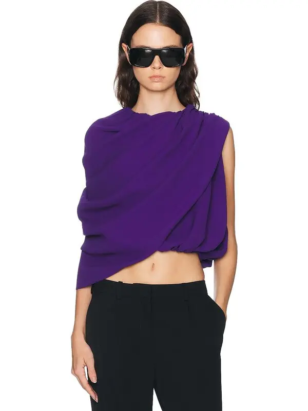 Balenciaga Cape Top - Purple