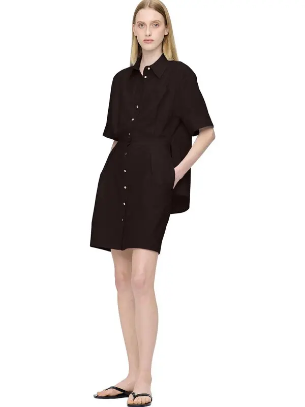 CALLAS MILANO Montana Shirt Dress - Bark